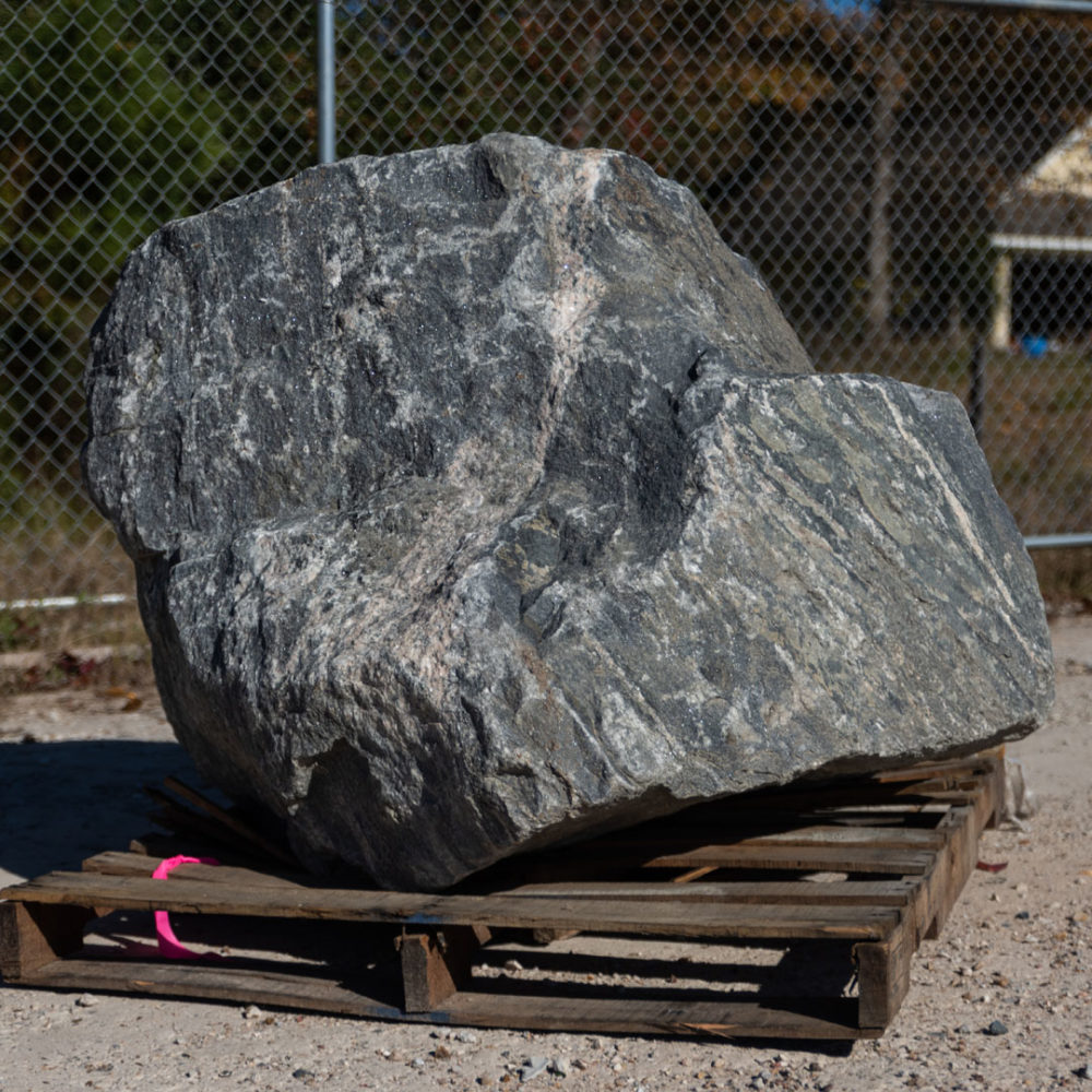 CO Black Granite Boulders - A&A Stone and Masonry