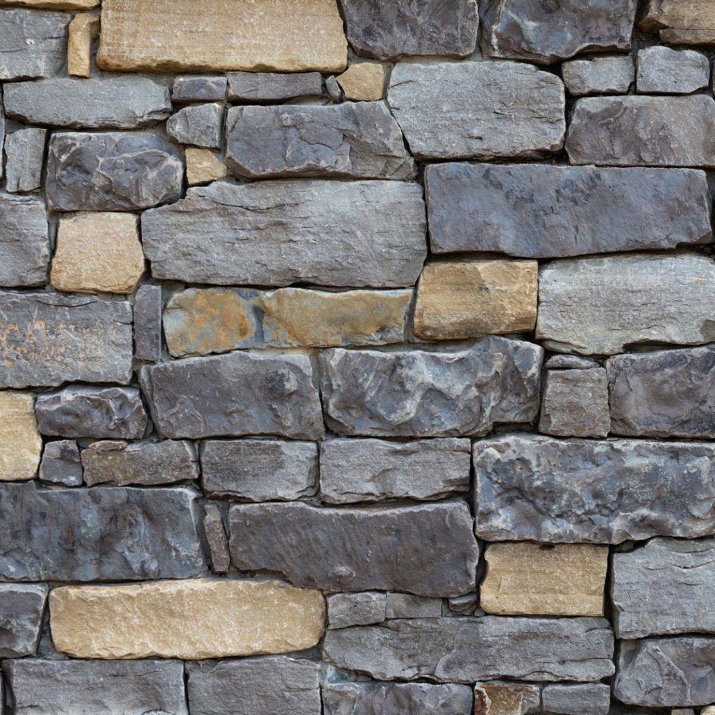 Blue Brown Cobble - A&A Stone and Masonry